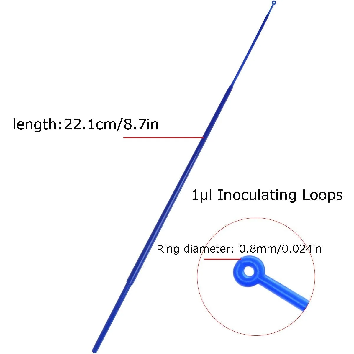 Laboratory Disposable Plastic Sterile Inoculating Loop