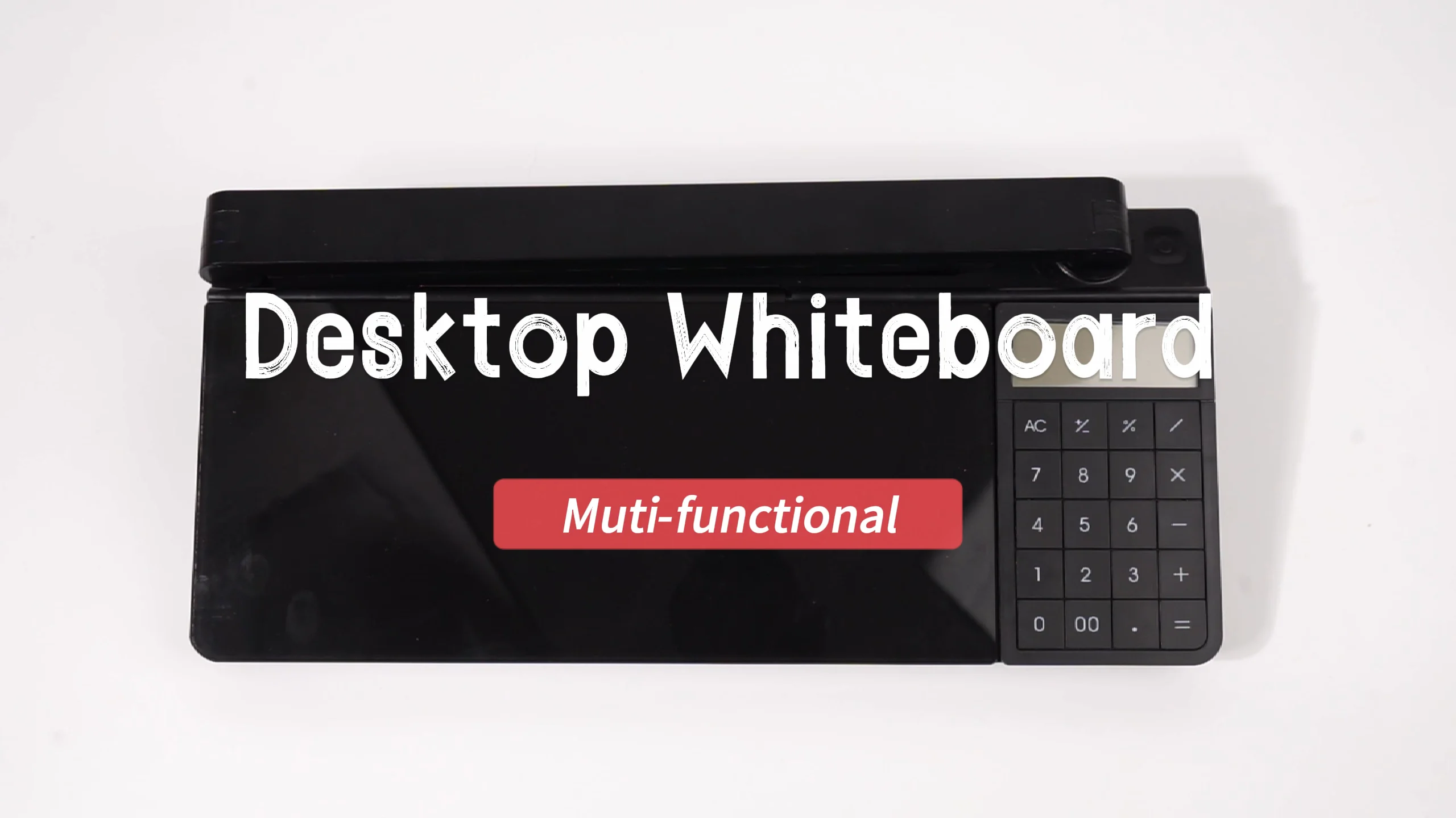Black Dry Erase Computer Desk Pad Whiteboard Note Board Led Lighting ...