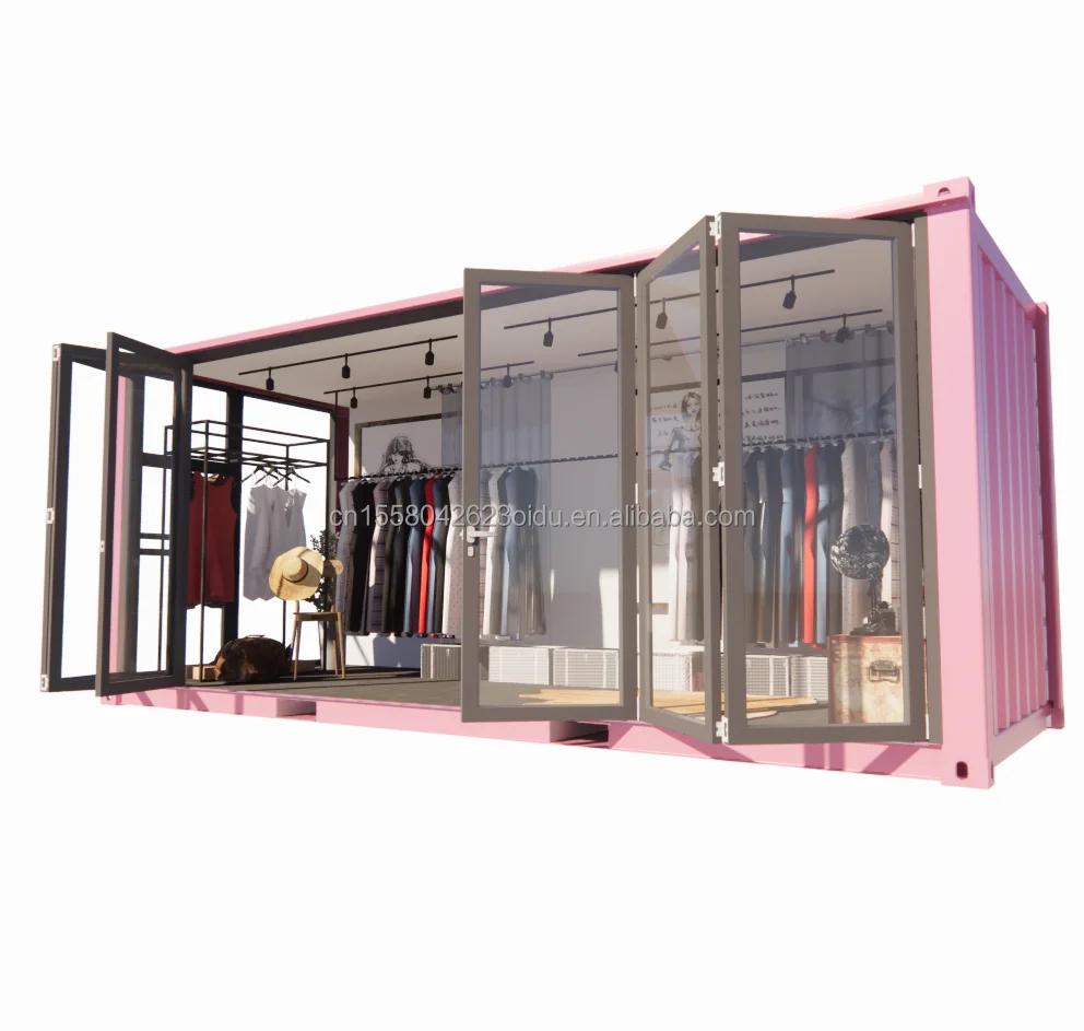 20ft Prefab Container Clothing Store - Modern & Durable