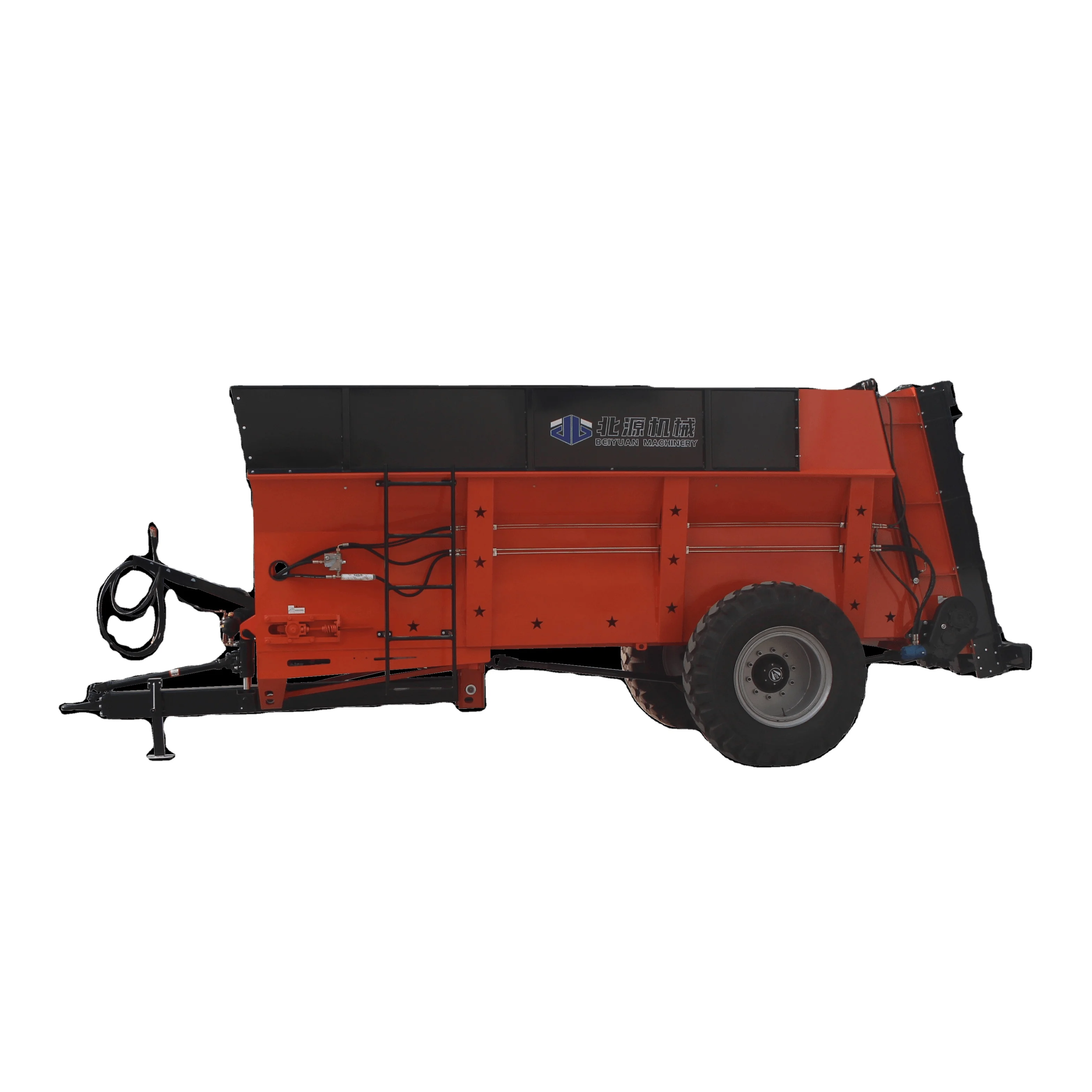 Tractor trailed fertilizer applicator fertilizer spreader lime powder ...