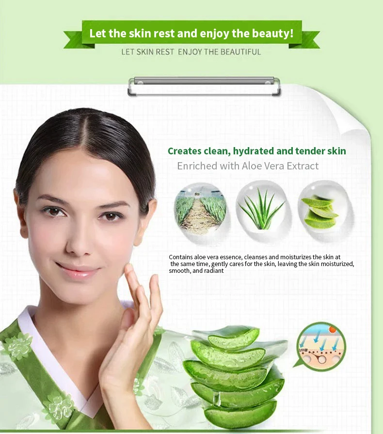 Natural Organic Korean Exfoliating Cleansing Mousse Pore Moisture Skin ...