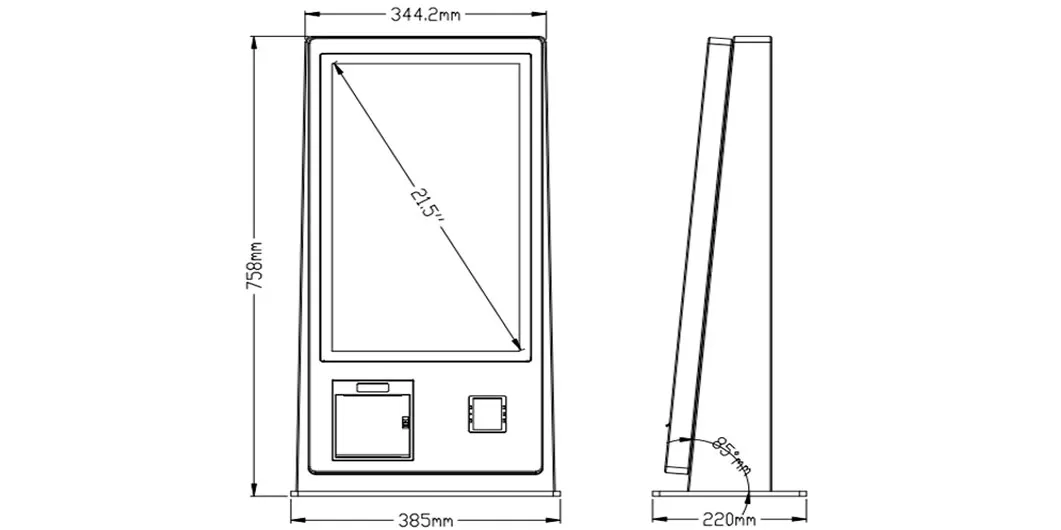 Direct Factory Oem Custom 21.5 Inch Touch Screen Desktop Outdoor ...