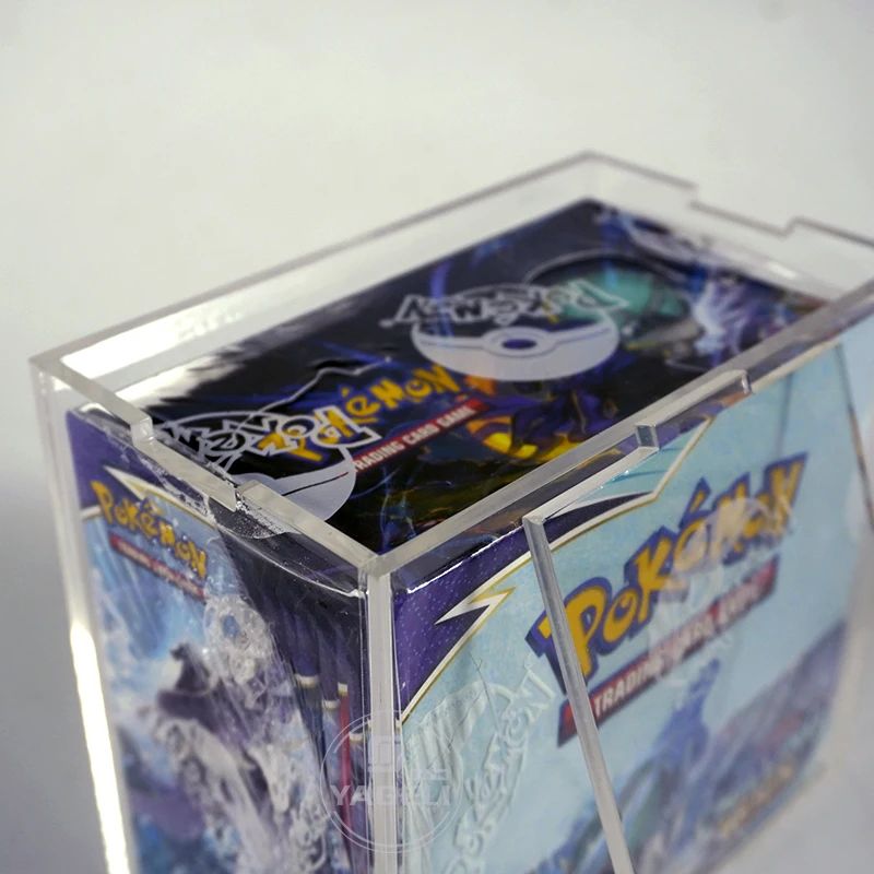 Clear Pokemoned Booster Packs Display Case Acrylic Display Case With ...