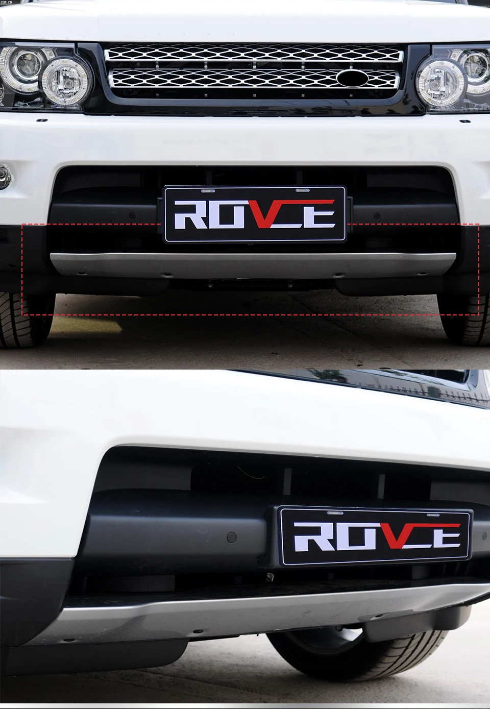 Front Bumper Cover Tow Hook Cover Lr015078 Lr015079 For Land Rover ...