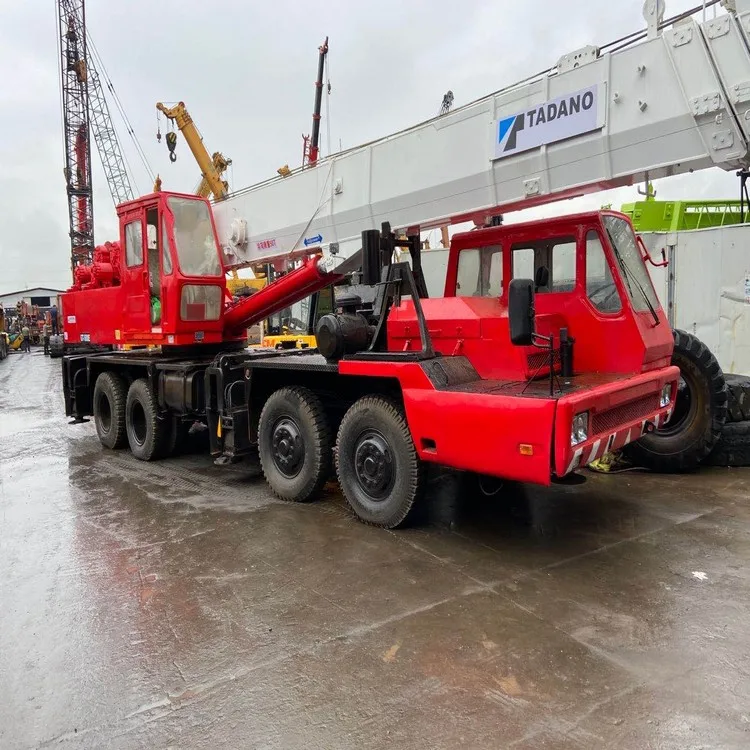 Used Tadano TG500E 50 ton Heavy Lifting Truck Crane With 5 Section Boom ...