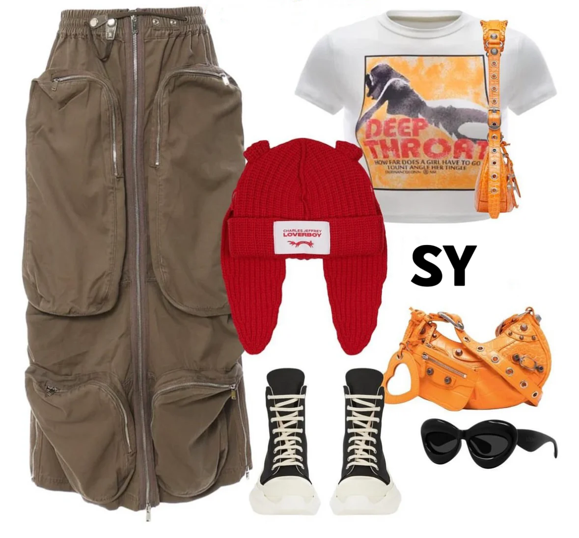 2023 Sy New Shoes And Purse Set Shoulder Pursestrouser Coat And ...