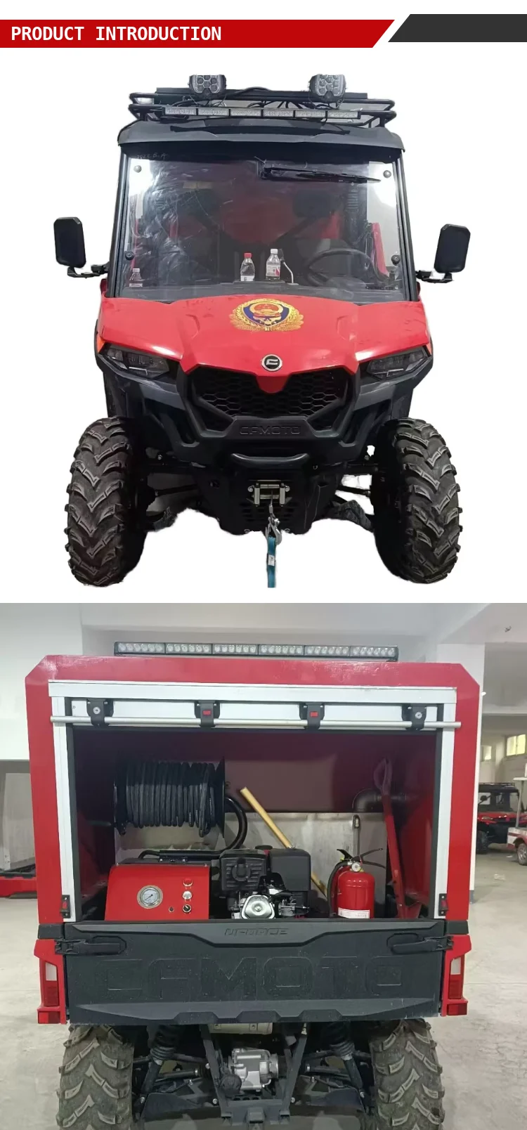New Condition Skid-Mounted Firefighting Units 4x2 Drive Wheel Fire ...