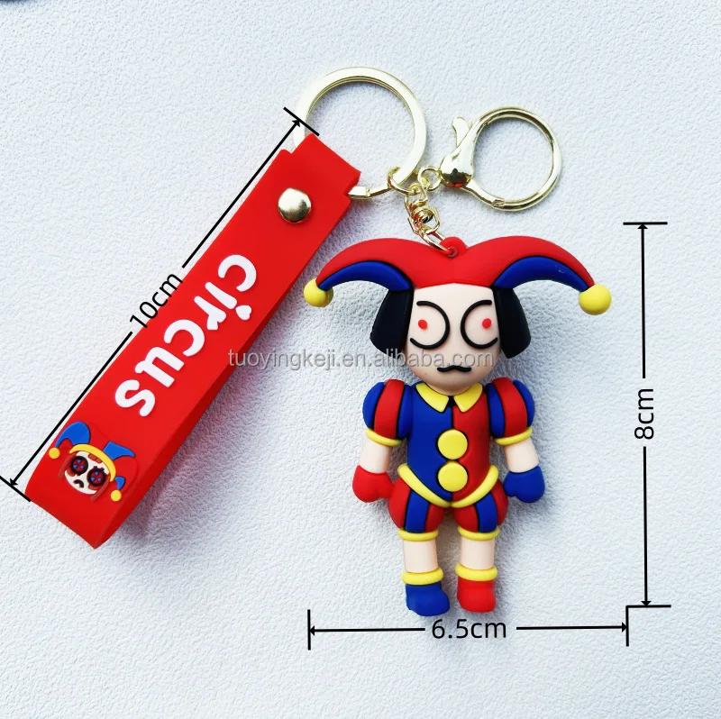 The Amazing Digital Circus PVC Keychain Japan Anime PVC Toy Keychain ...