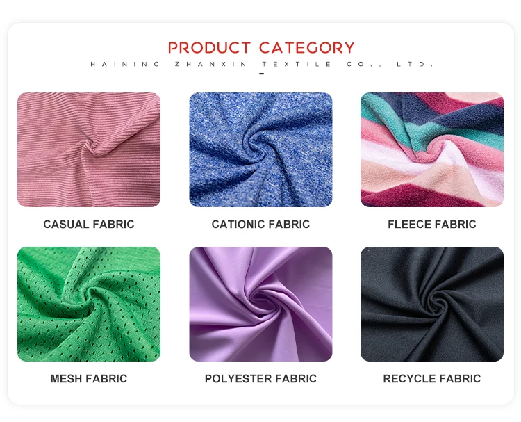 260gsm Soft 4 Way Stretch Knit Spandex Polyester Jersey Fabric For ...