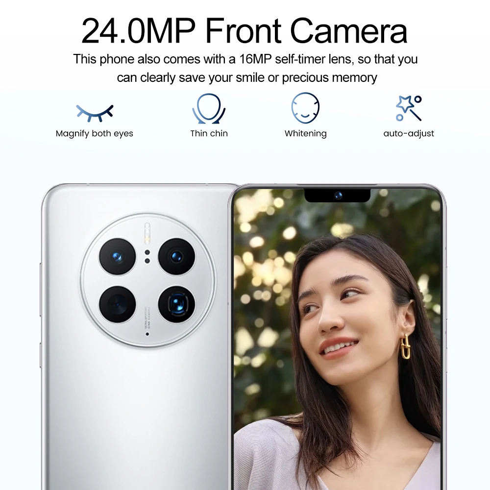 6.7inch Huw P50 Pro Smartphone 4g 5g Unlock Android Mobile 16gb 512gb ...