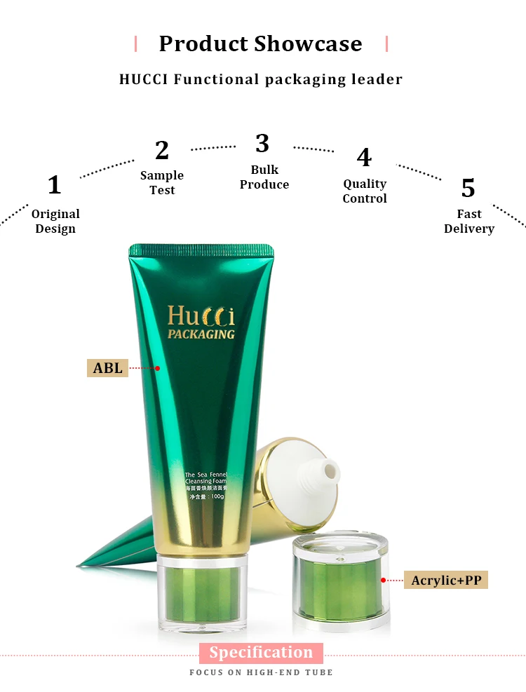 Custom Logo Luxury Packaging - 100ml & 120ml Soft Tubes