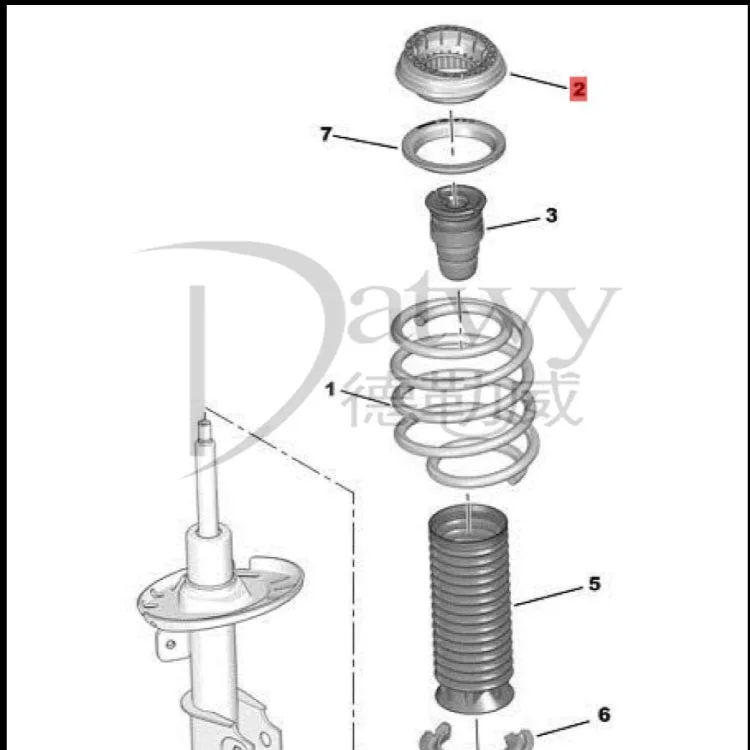 Peugeot 308 2015 1.6HDI Front Suspension Support by Datwy