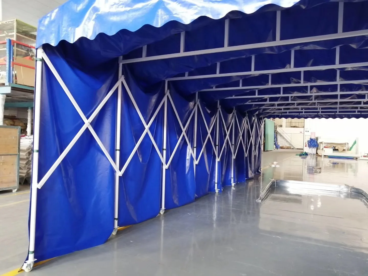 10mx2.2mx2.4m Telescopic Retractable Player Tunnel for Stadium