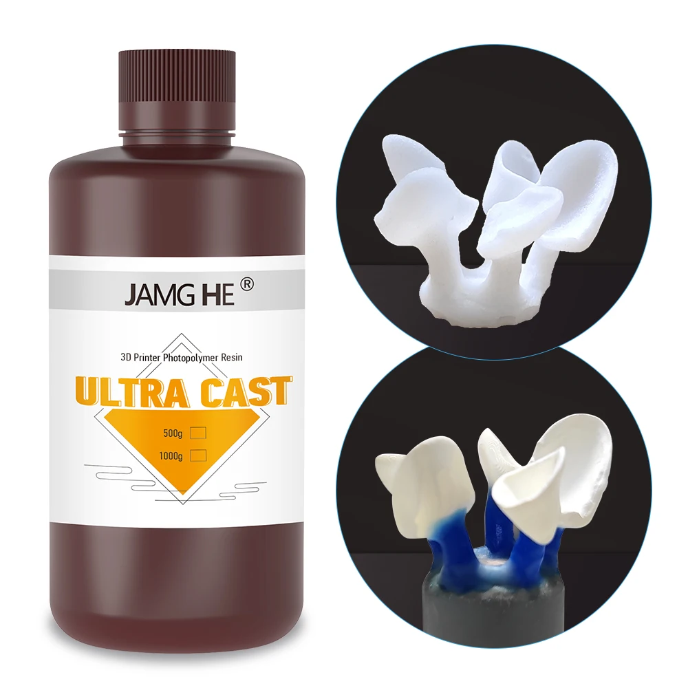 Jamg He Ultra Cast 3D Printer Resin for Jewelry Casting