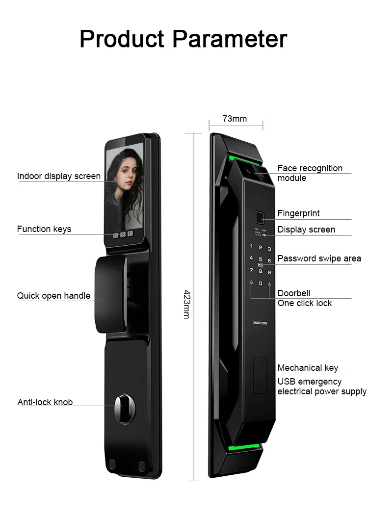 Smart Door Lock with Camera - Secure Your Home in 2025