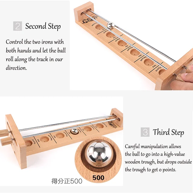 Factory Hot Sale Classic Games Shoot The Moon Classic Wooden Balance ...