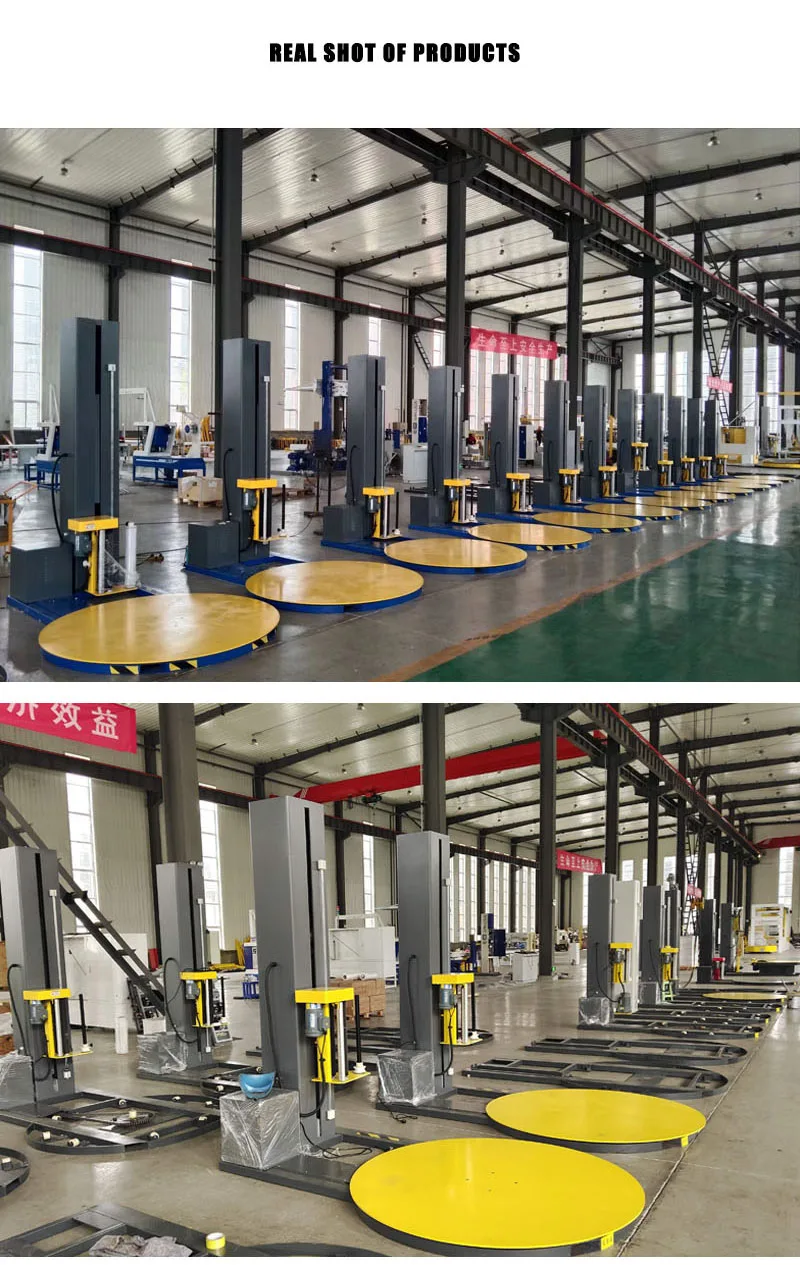 Fully Automatic Pallet Stretch Wrapping Machine Pallet Wrapping Machine With Scale And Ce ...