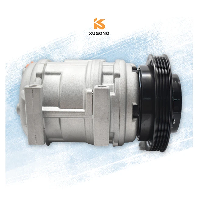 Doosan Solar DX340 excavator air conditioning compressor 2208-6013B ...