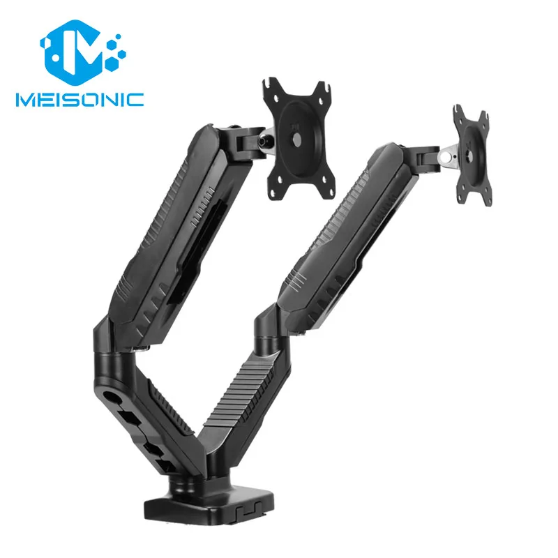 Ultimate Cool Black Dual Arm Monitor Bracket New Arrival Robot Arm ...