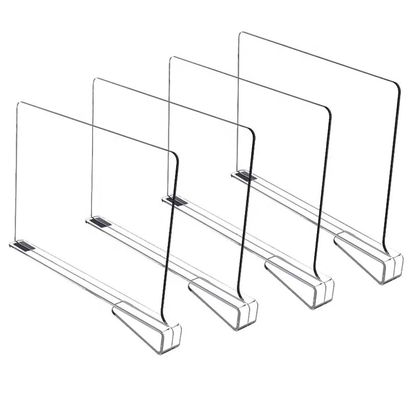 Acrylic Storage Divider Plastic Baffle Cabinet Divider Clothes Sorting ...