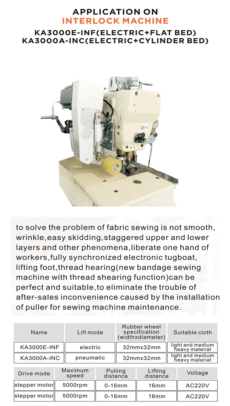 Bitop Sewing Machine Attachment Electric Puller for Industrial Use