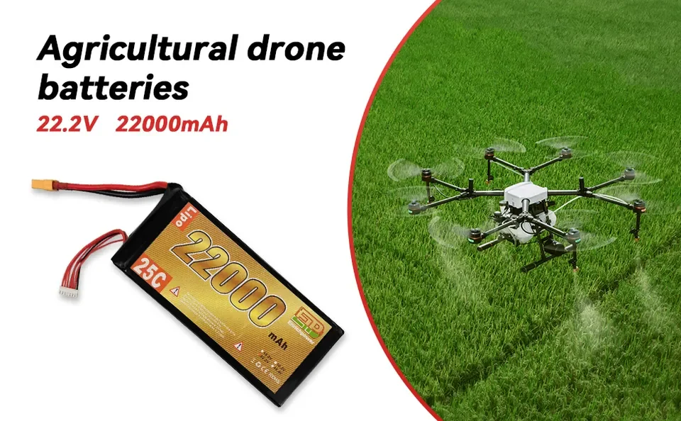 Ep Lipo Battery 22000mah 22.2v 6s 25c For Agricultural Uav Drone - Buy ...