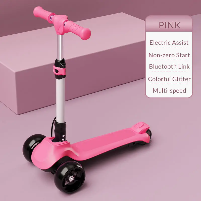 Kids Kick Foot Scooter 3 Pu Wheel Baby Outdoor Toys Bike Scooter For ...