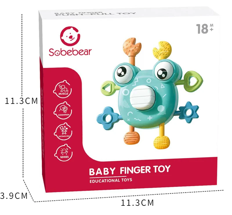 Kids Educational Fingers Pull String Activity Sensory Baby Toys Cute ...