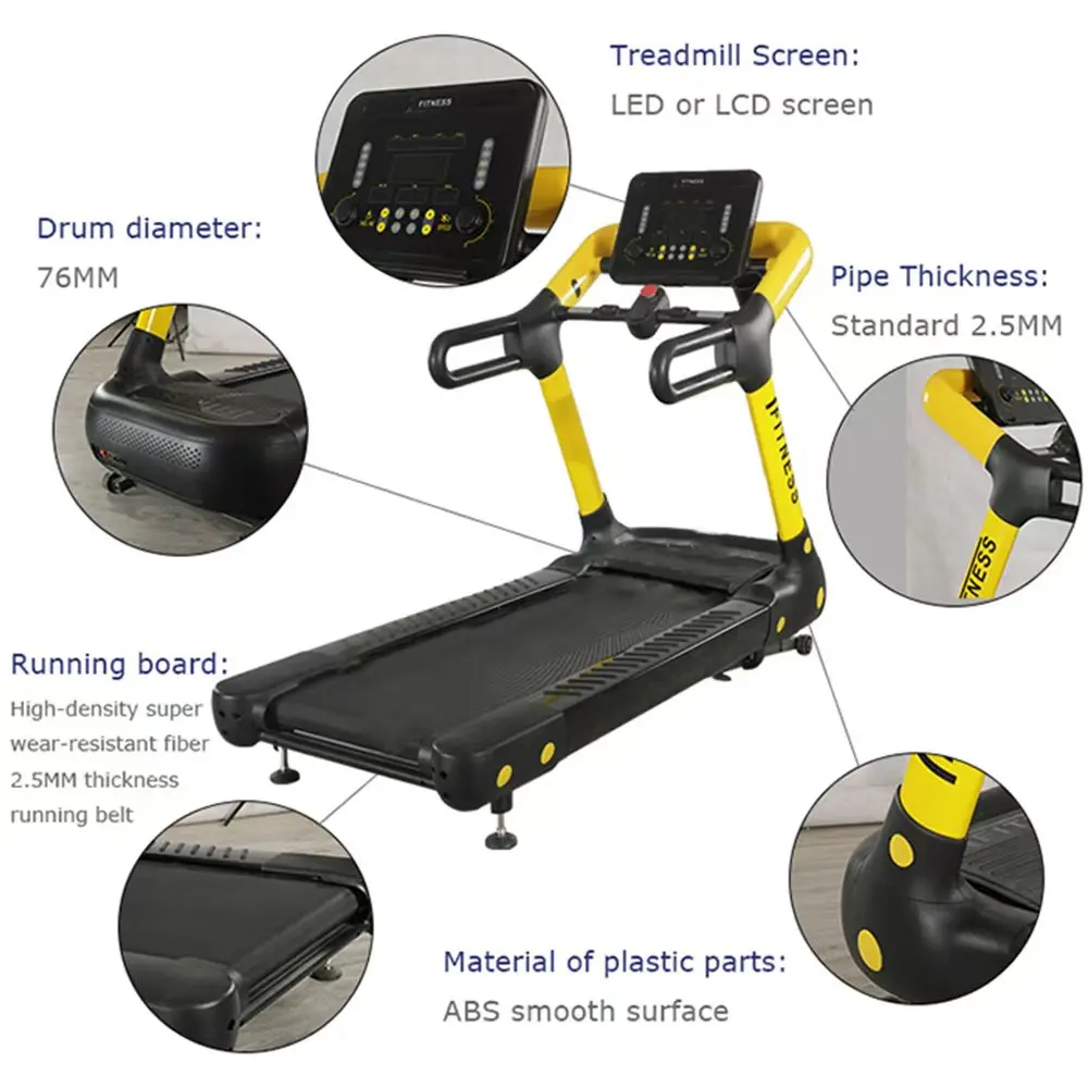 Alibaba.com: Good Quality Electric Home Treadmill with LED Screen ...