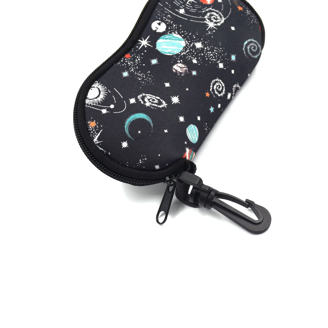 Kids Neoprene Pattern Zipper Glasses Cases With Plastic Hook - Buy Kids ...