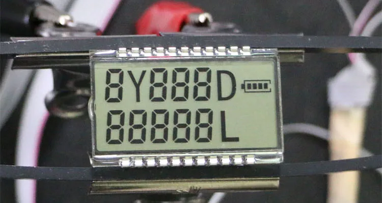 Small Dimension 7 Segment TN Mono Calculator LCD Display