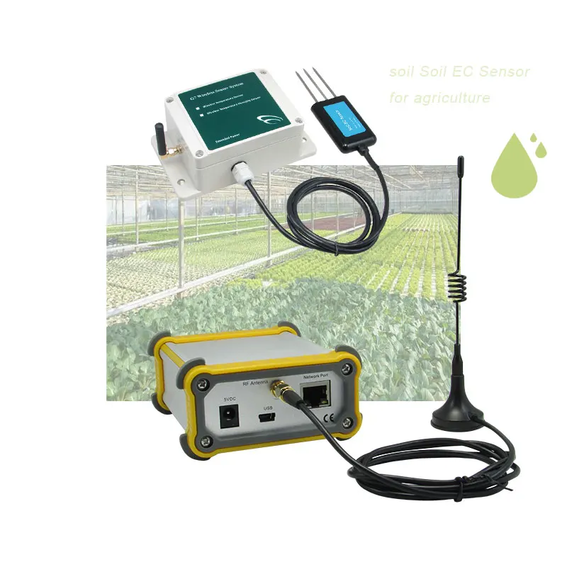 Wireless Analog Soil Ec Sensor Iot Environmental Sensor Smart Farming ...