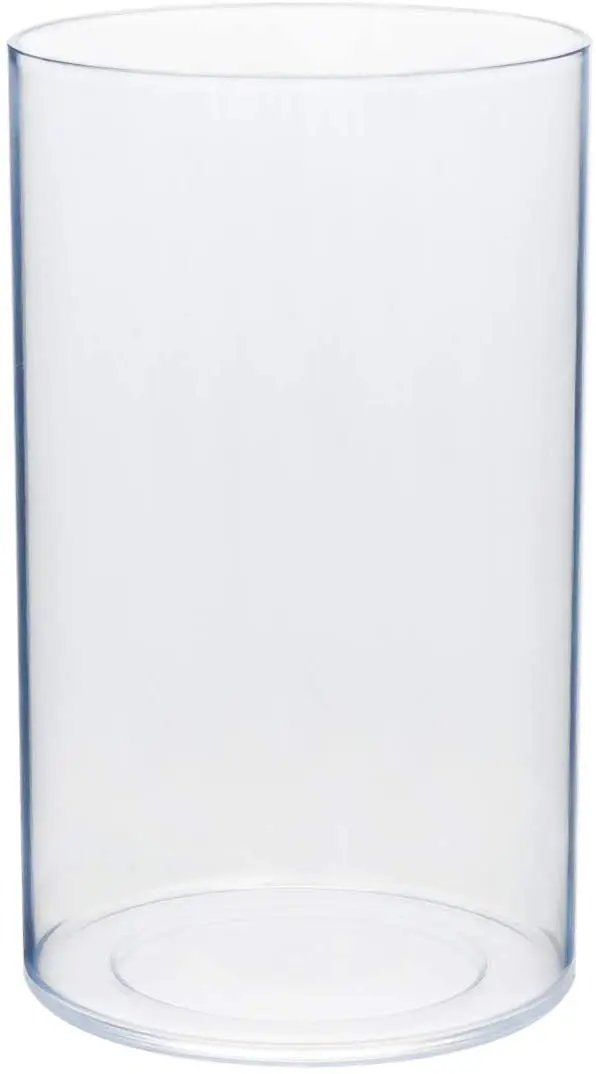 Tall Acrylic Cylinder Vase - Perfect for Home & Weddings