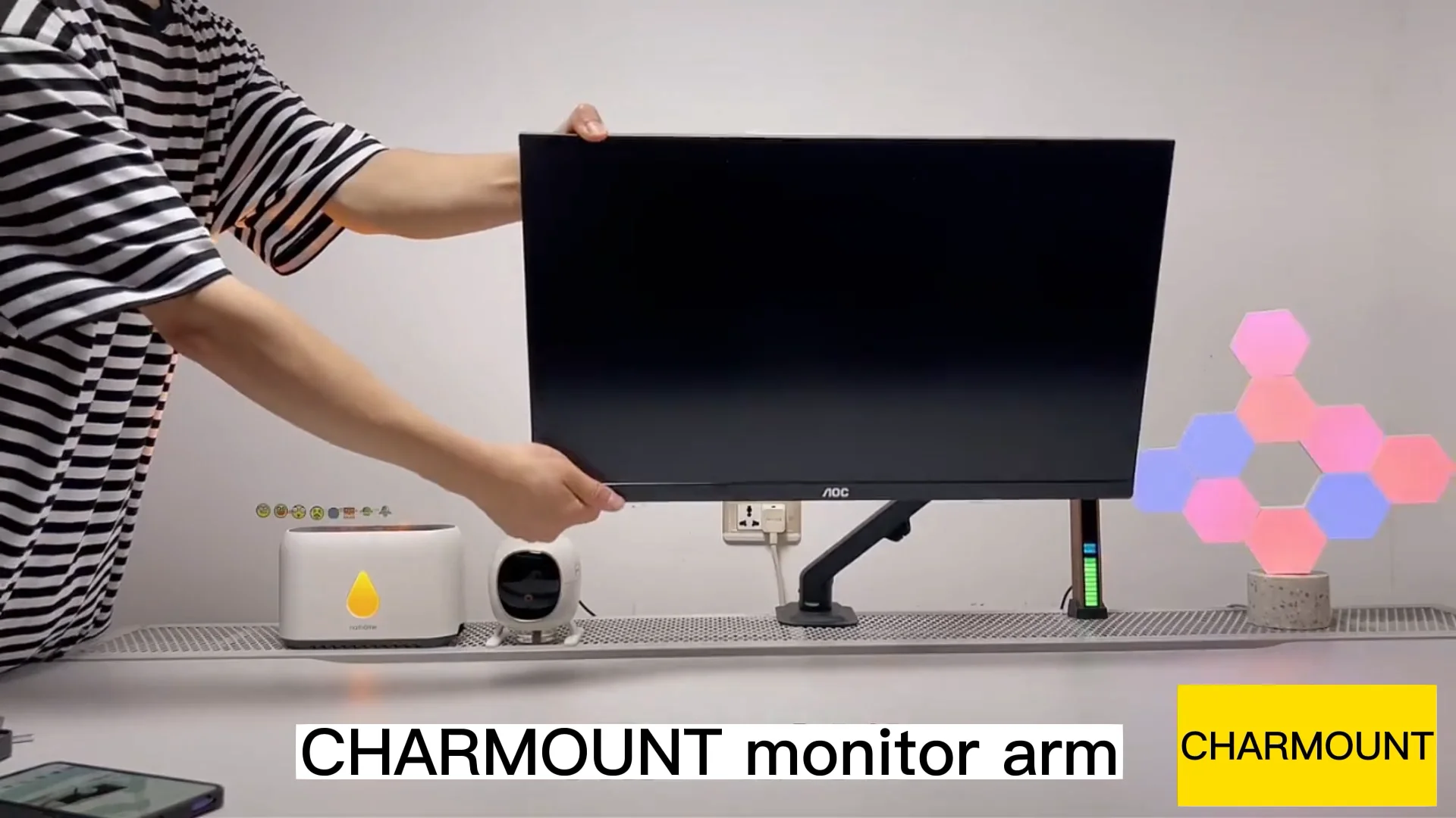 360 Rotating Monitor Stand Max Vesa 100*100mm 180 Degrees Swivel ...