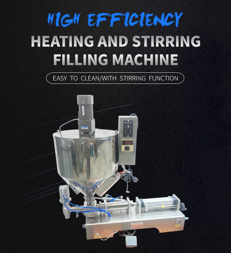 Pneumatic Heating And Stirring Quantitative Filling Machine,Paste ...