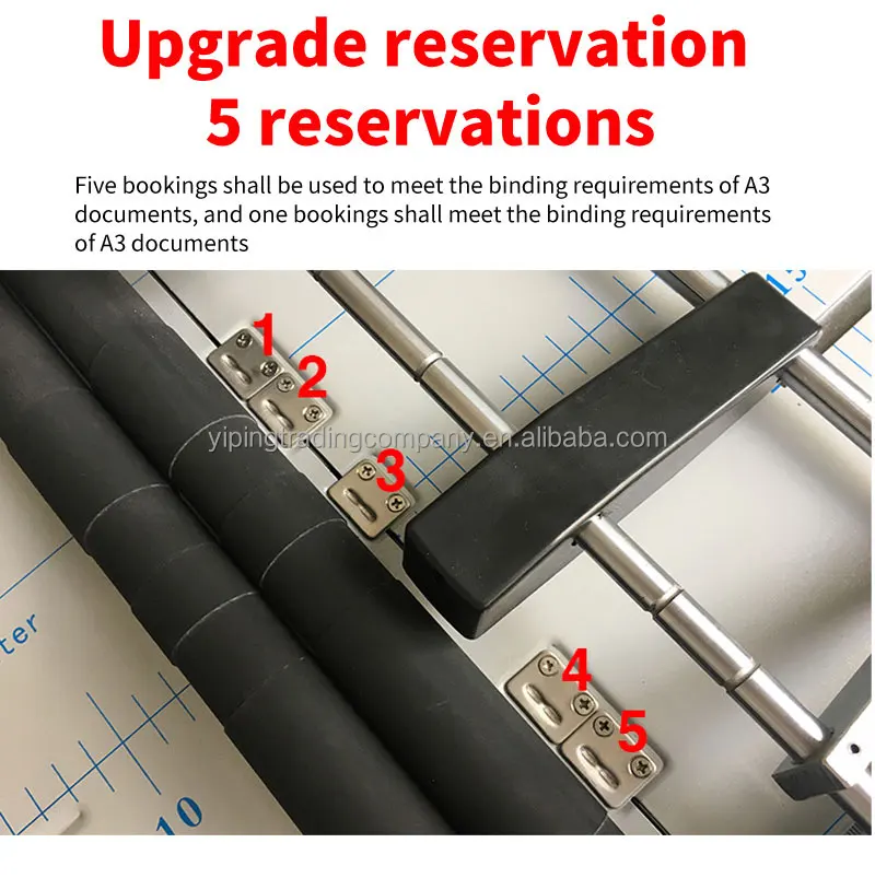 300 Books/hr Speed Manual Binding Booklet Maker & Folder - OEM