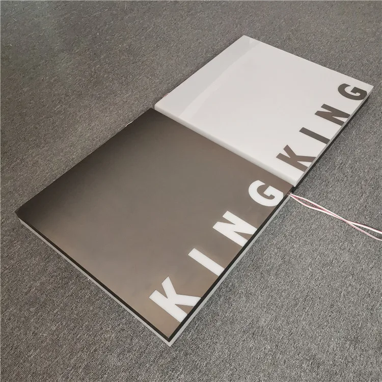 Customized Advertising Round Circular Acrylic LED Light Box Sign