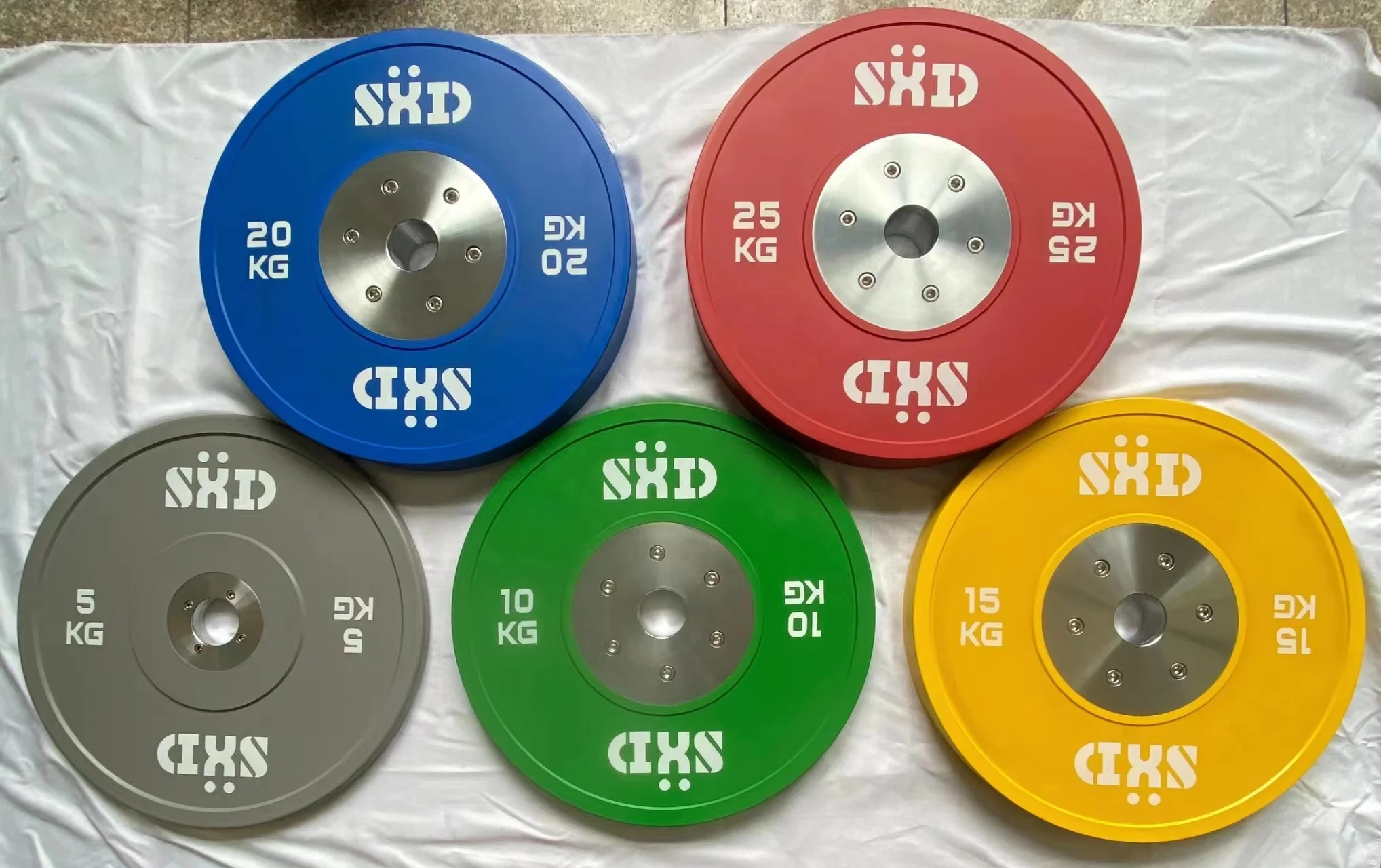 Training Automatic Adjustable Dumbbell 20kg 35lbs Silicon Black Yellow ...