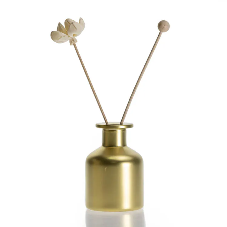 Custom Big Belly Shape Fancy Empty Reed Diffuser Bottle Amber Aroma ...