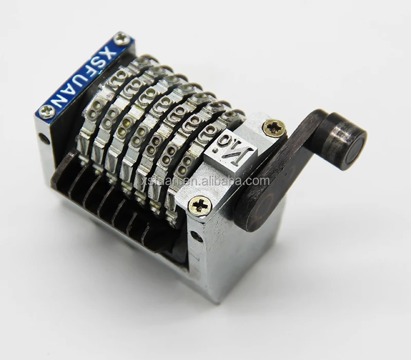 Rotary Numbering Machine Head 7digit with No. Printing