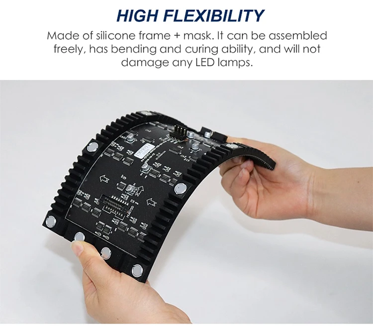 P1.538 Full Color Hd Flexible Indoor Led Display Screen - Oem