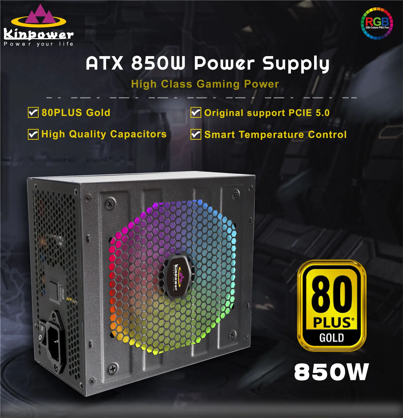 Newest 850w Pc Power Supply Pcie 5.0 Gaming Power Supply Pc Psu Factory ...