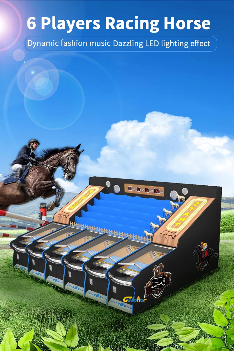 6 Players Racing Horse - Arcade Game Machine for Sales