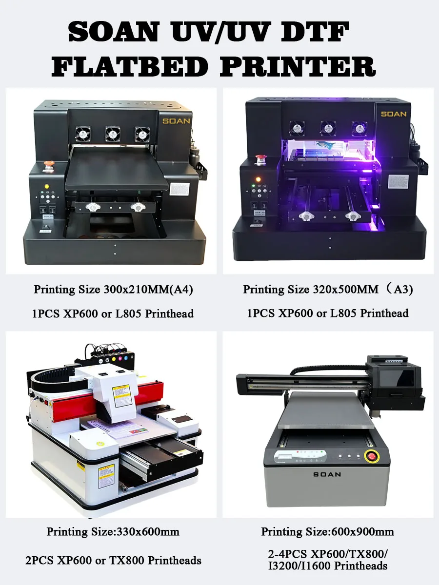 Funsun A3 Uv Dtf Printer - Multifunctional Flatbed Inkjet Printer - Oem