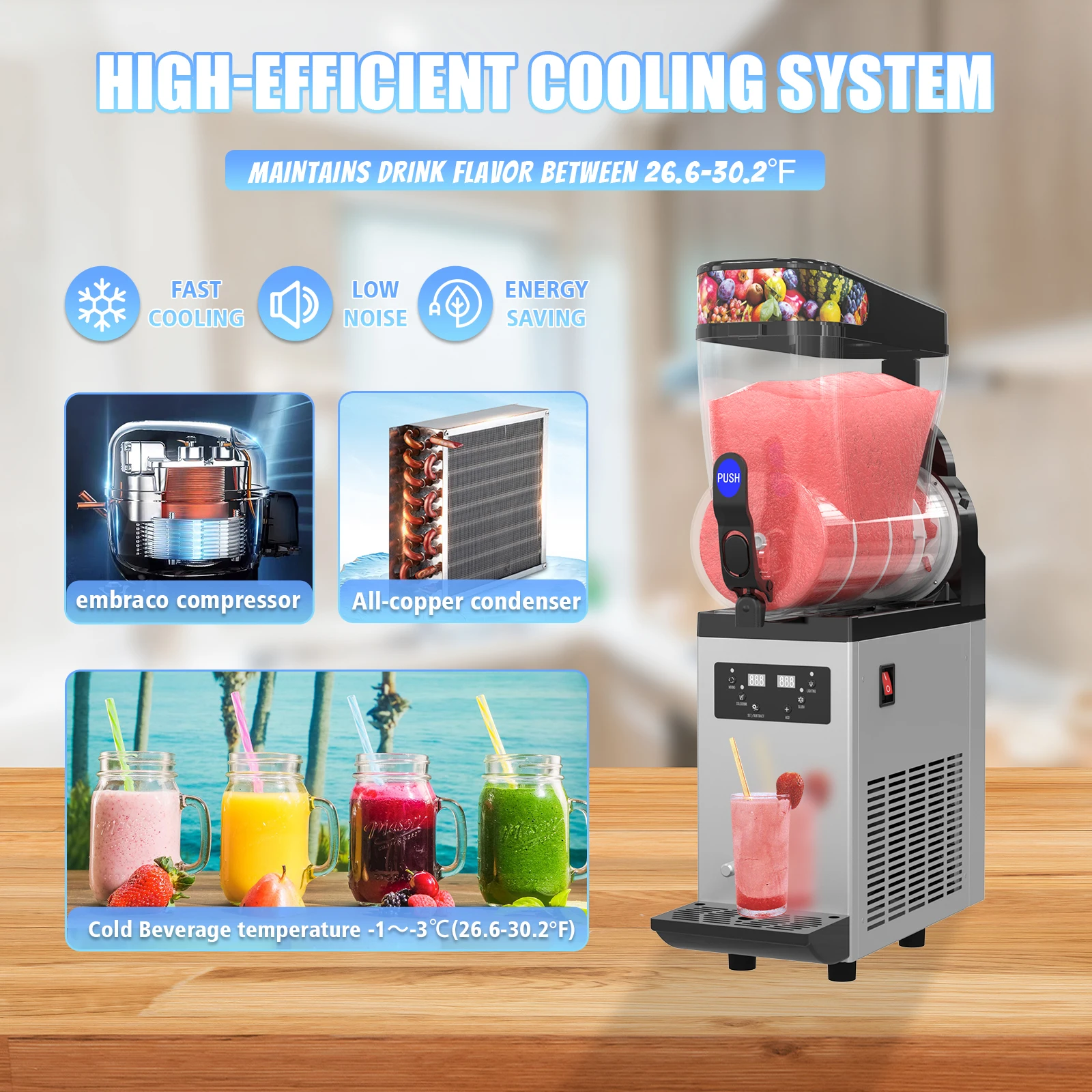 Factory price Slush Machine Spelor slush machine Professional slush ...