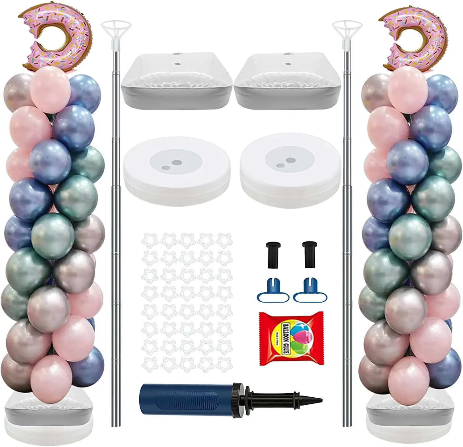 Adjustable Balloon Telescopic Rod Balloon Holder Wedding Birthday Party ...