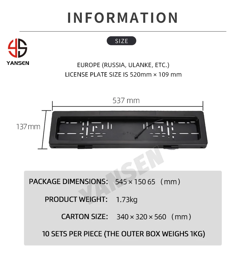 Car Flip License Plate Frame - High-Quality & Personalized