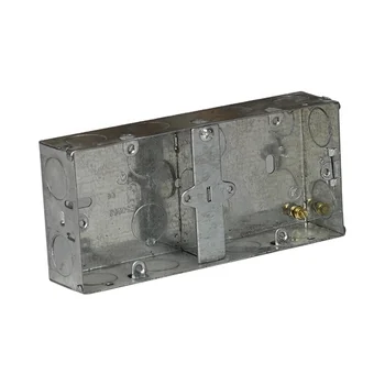 British Standard Electrical Junction Box 35 Mm Dual Steel Box Light ...