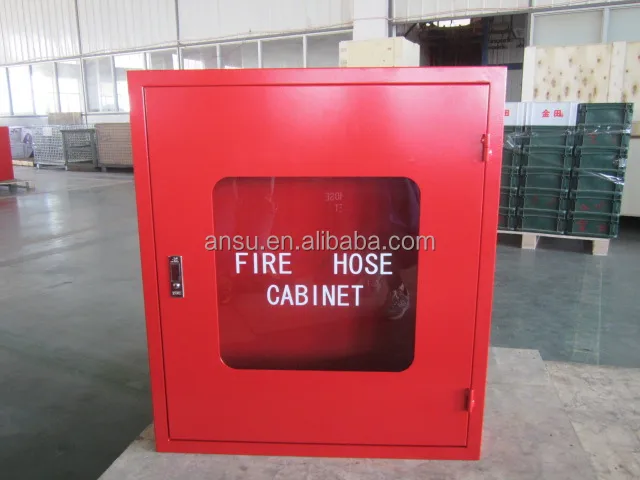 Fire Hose Cabinet - 30m, 2.5'' Hose with Rack for Firefighting