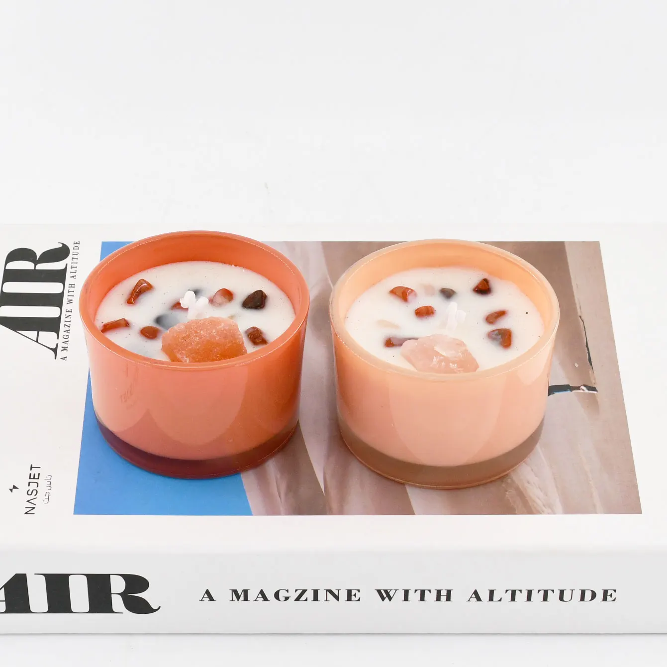 Custom Color Wide Mouth 13oz 18oz 3 Wick 4.5oz Soy Wax Vessel Empty ...